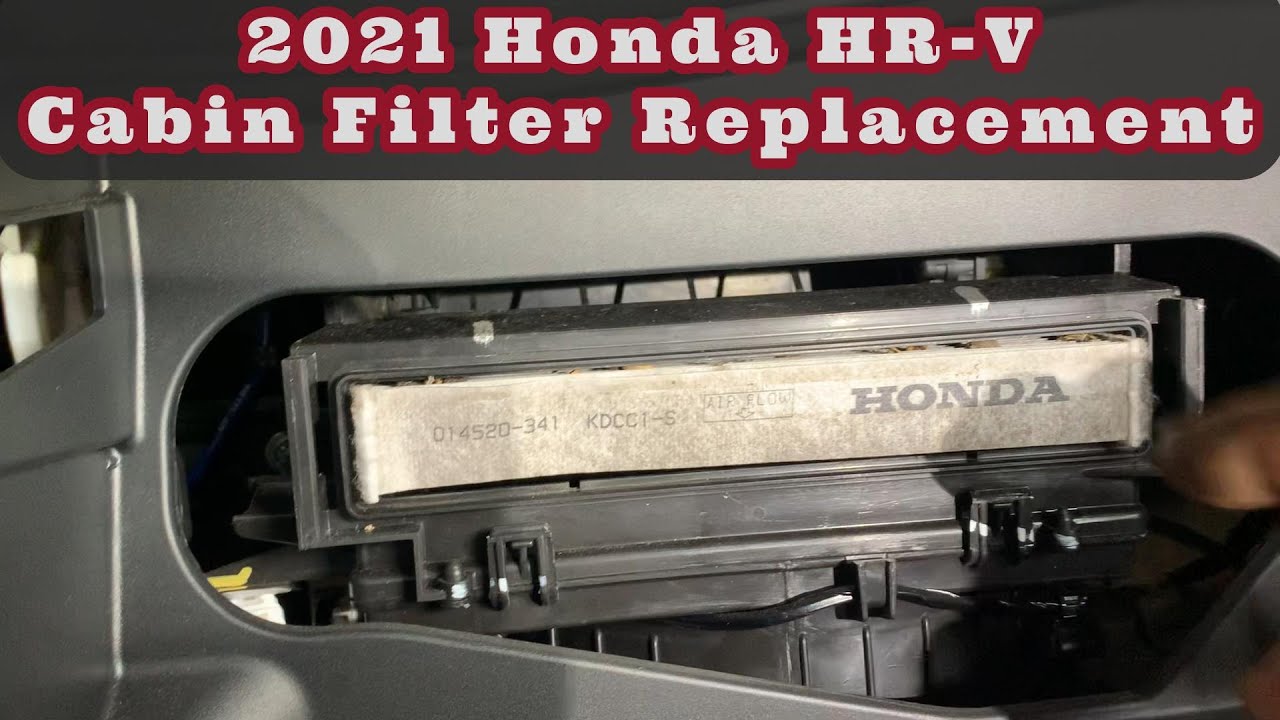 2021 Honda HR-V Cabin Filter Replacement - YouTube