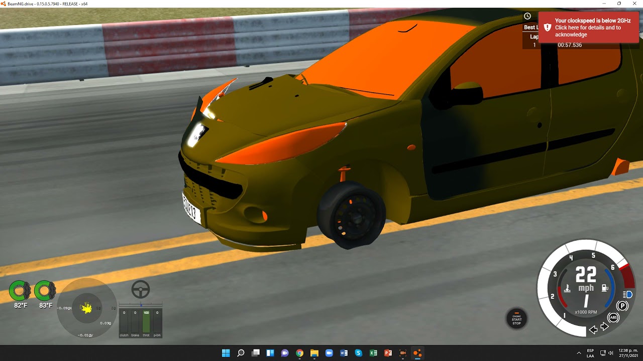 BeamNG.drive 0.15.0.5.7940 (Time Trials) (Peugeot 207 Passion) - YouTube