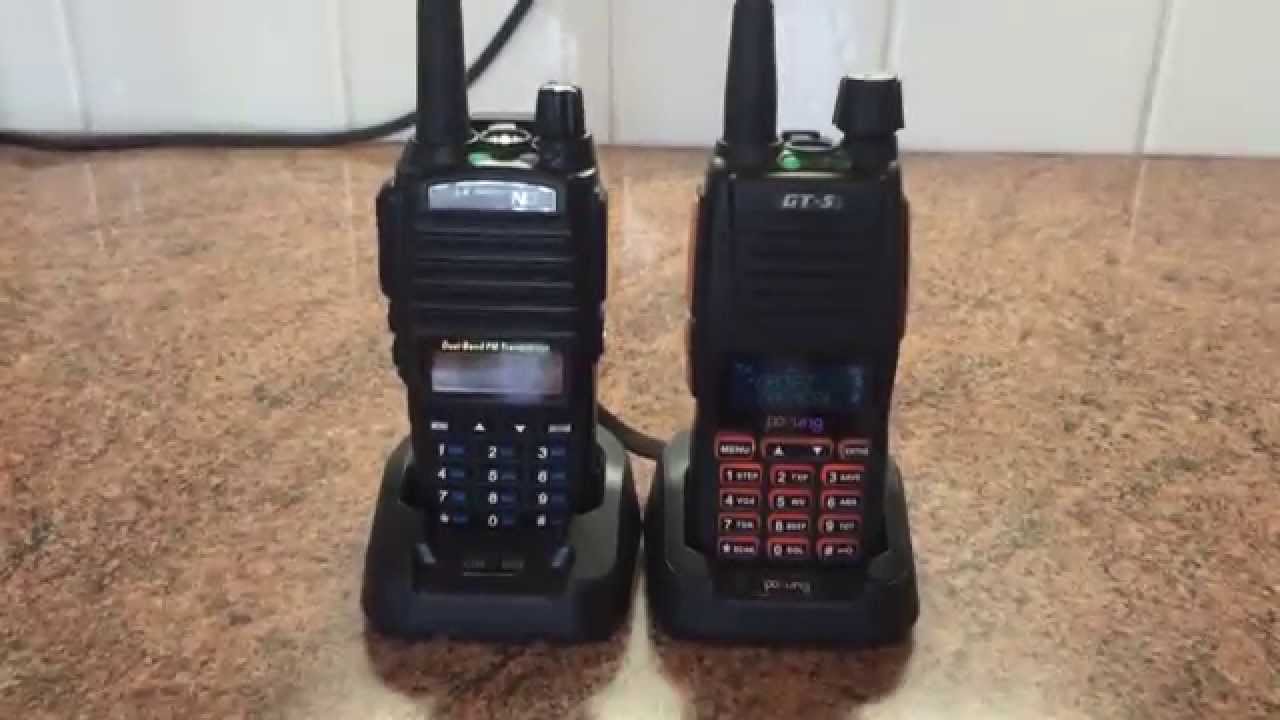 Baofeng UV-82 Vs. Pofung GT-5 Comparison... Or Not. - YouTube