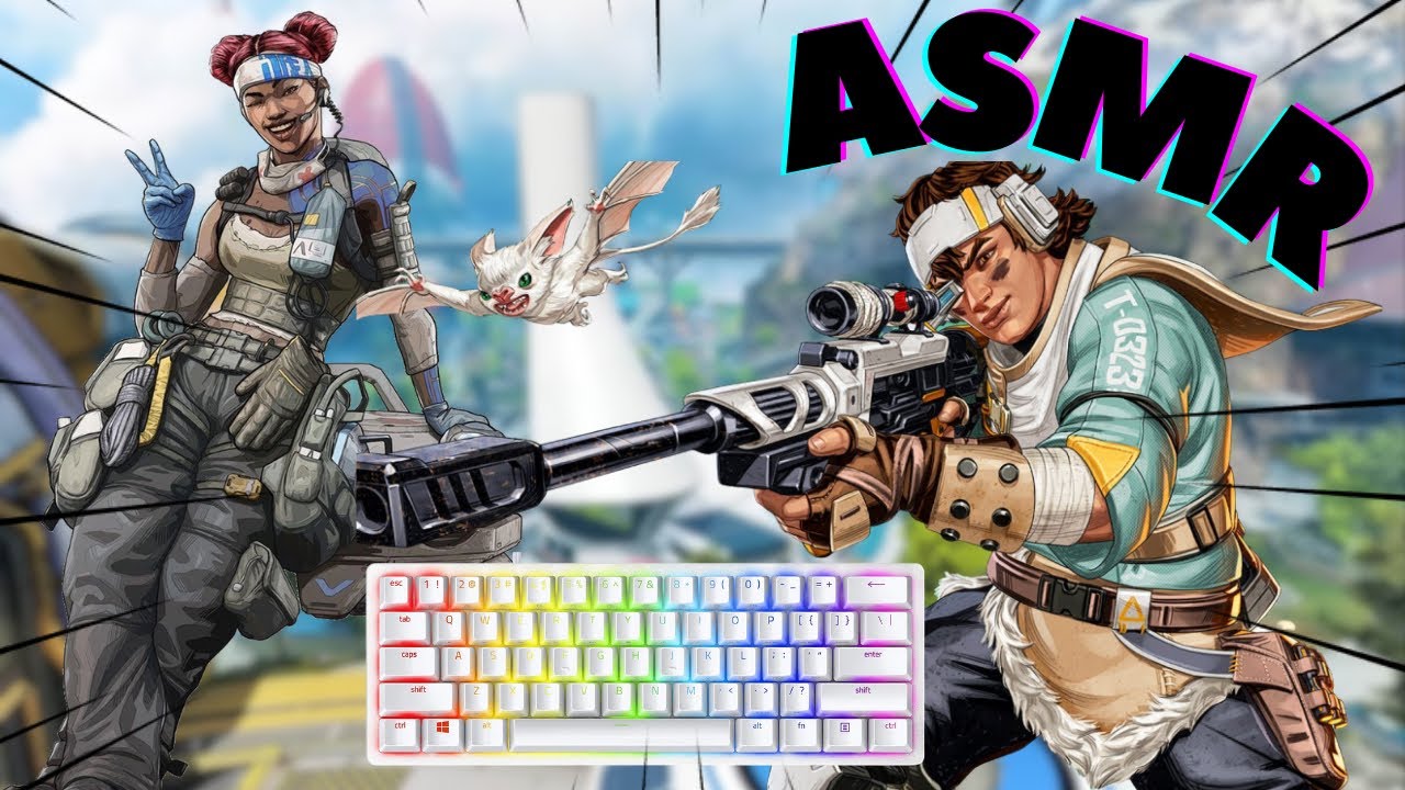 apex legends asmr - lifeline + vantage win! Keyboard & mouse sounds (NO ...