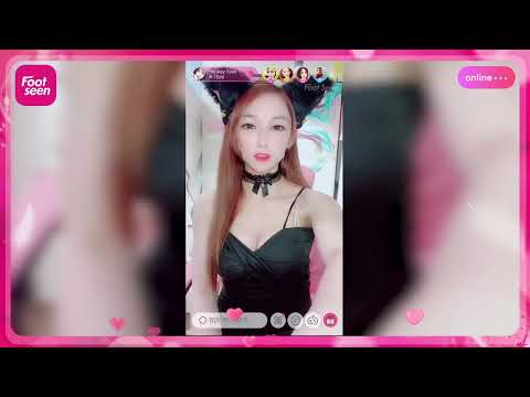 [Footseen Live APP]小姐姐貓耳 換了一件裙子黑絲扭腰臀