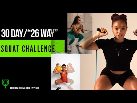 30 DAY/26 WAY SQUAT CHALLENGE!!! DAY 24 “110 SQUAT PULSES”!!! - YouTube