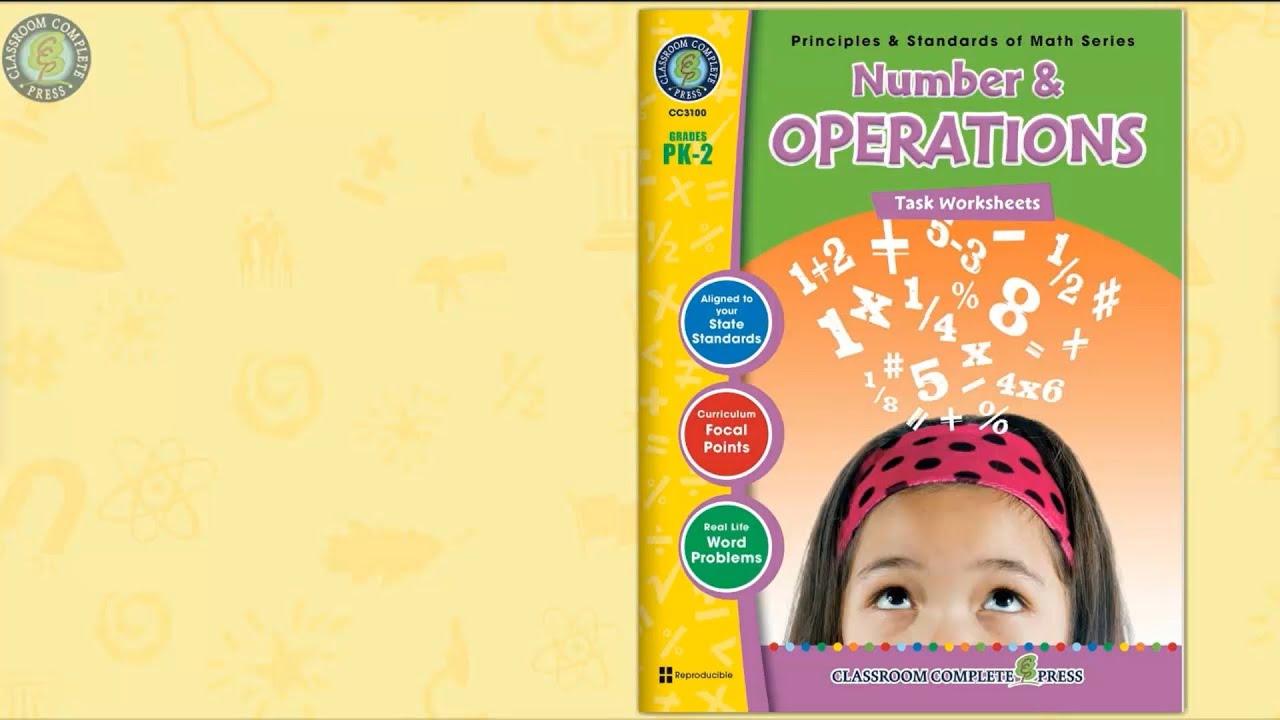 Number & Operations - Task Sheets Gr. PK-2 - YouTube