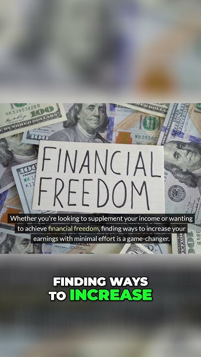 Financial Freedom Secrets: Earn More, Work Less - YouTube