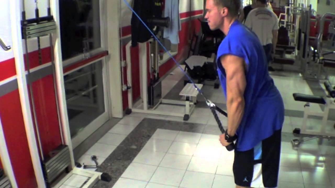Gym workout - Modified PHAT workout - Day 4 - YouTube