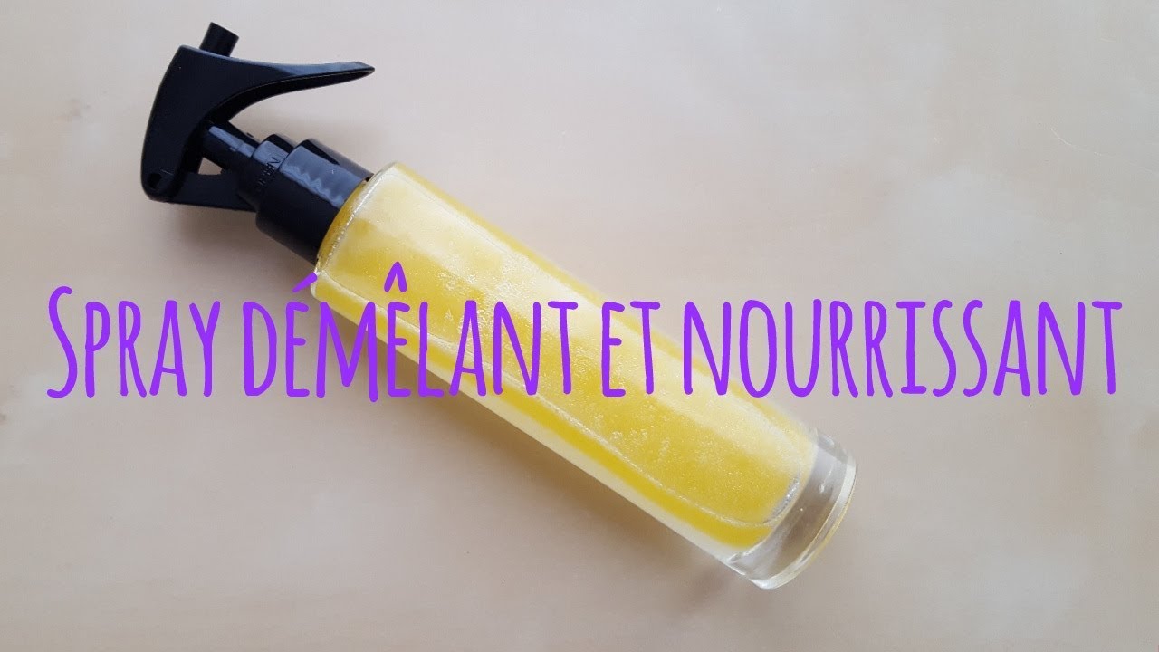TUTO: Spray démêlant en 5 minutes - YouTube