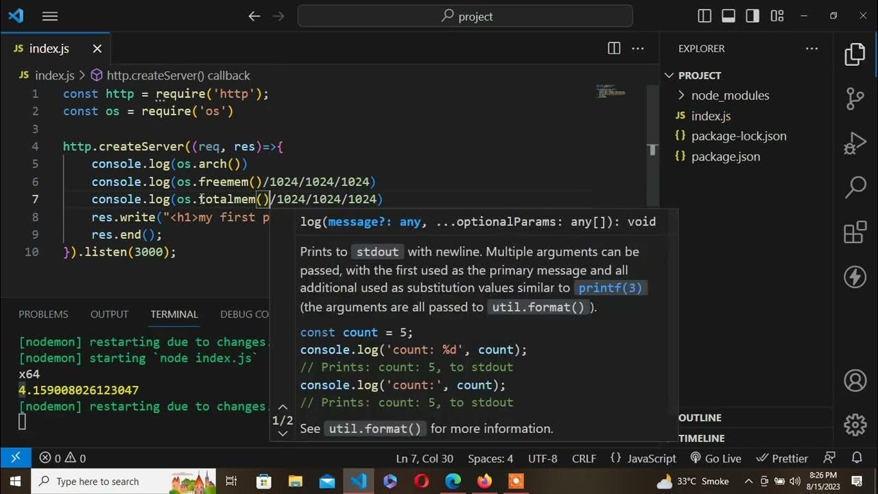 Node.js - OS Module | Learn Node #8 - YouTube