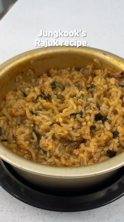 Jungkook’s Rajuk recipe #bts #ramen #buldak - YouTube