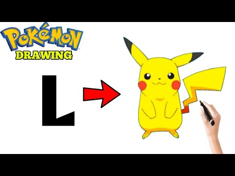 How To Draw Pokemon with L - YouTube