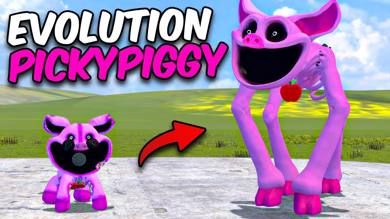 EVOLUTION PICKYPIGGY - POPPY PLAYTIME CHAPTER 3 in Garry's Mod! - YouTube