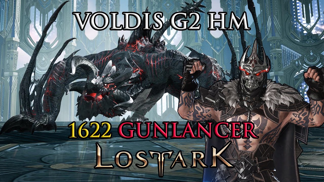 Lost Ark - Voldis G2 HM - 1622 Red Gunlancer - 32% Upright Fighter ...