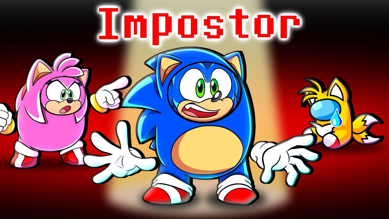 IMPOSTOR SONIC! - Sonic & Amy AMONG US with FANS! - YouTube