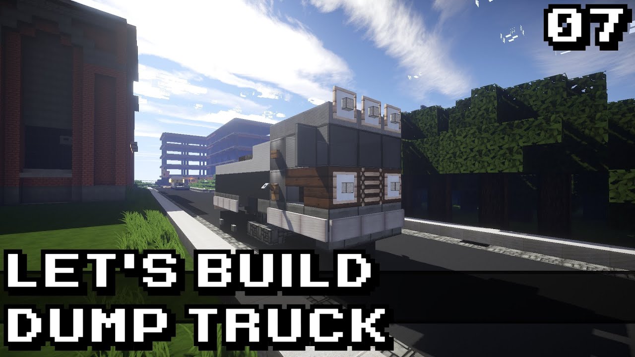 Minecraft: Vehicle Let's Build #07 - Dump Truck [HD] - YouTube