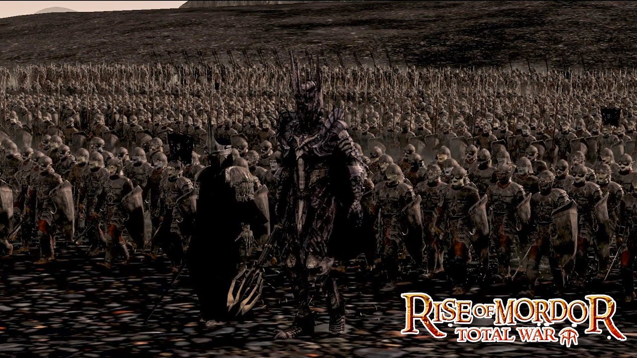 Rise Of Mordor - Sauron Lead Mordor Forces Attack Lindon Elves Army ...