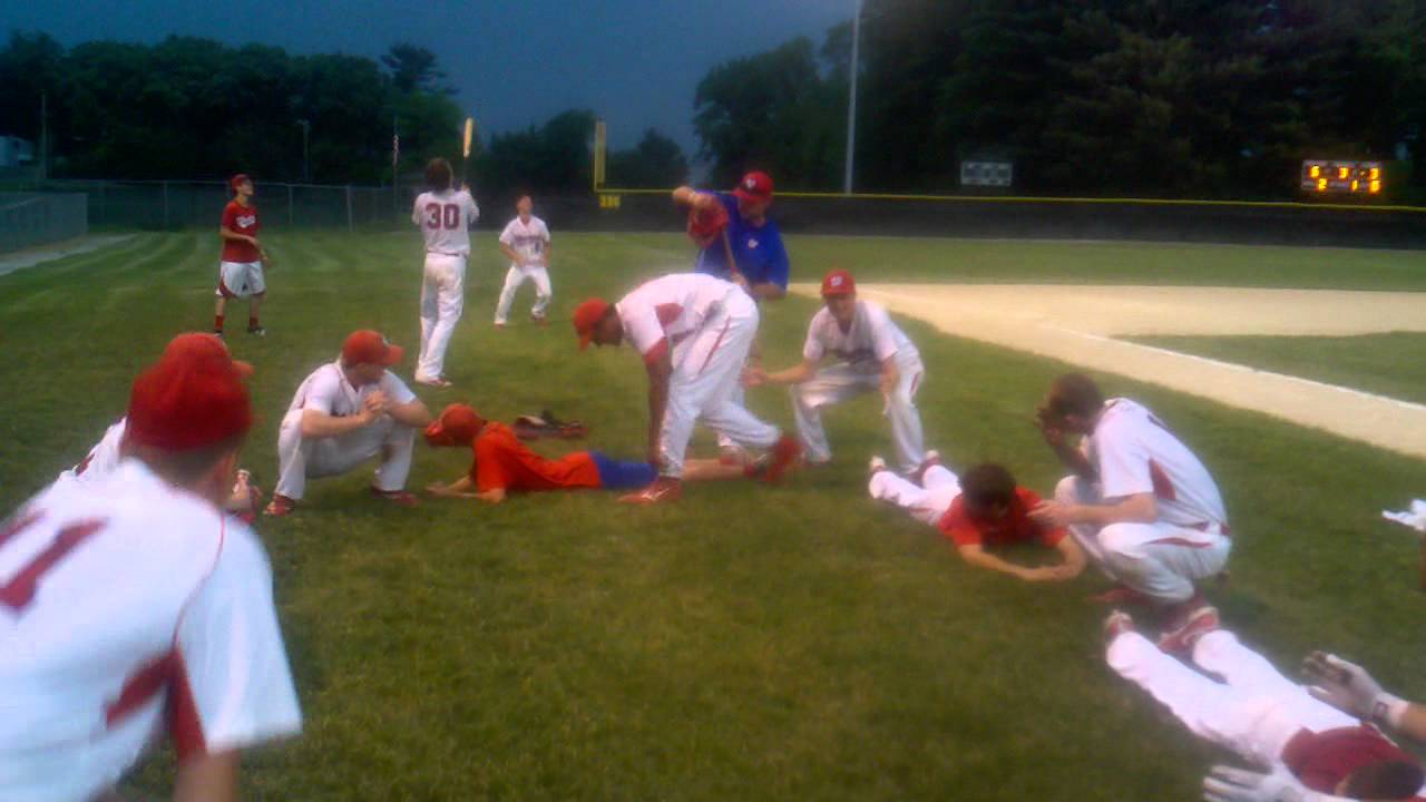 warrior rain delay pool play - YouTube