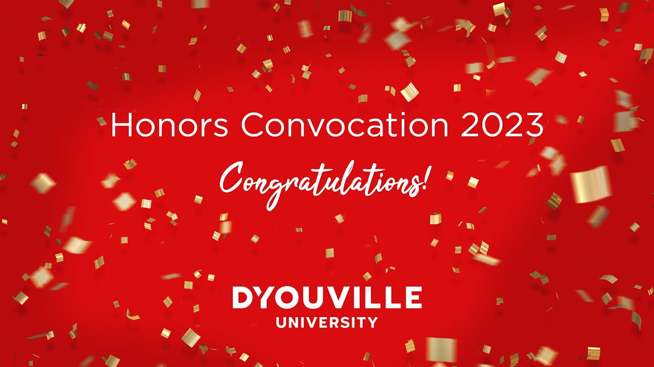2023 D'Youville Honors Convocation - YouTube
