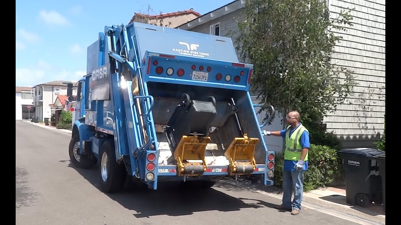 Volvo WX42 - Pak-Mor on Semi-Automated Recycling (Part 2) - YouTube