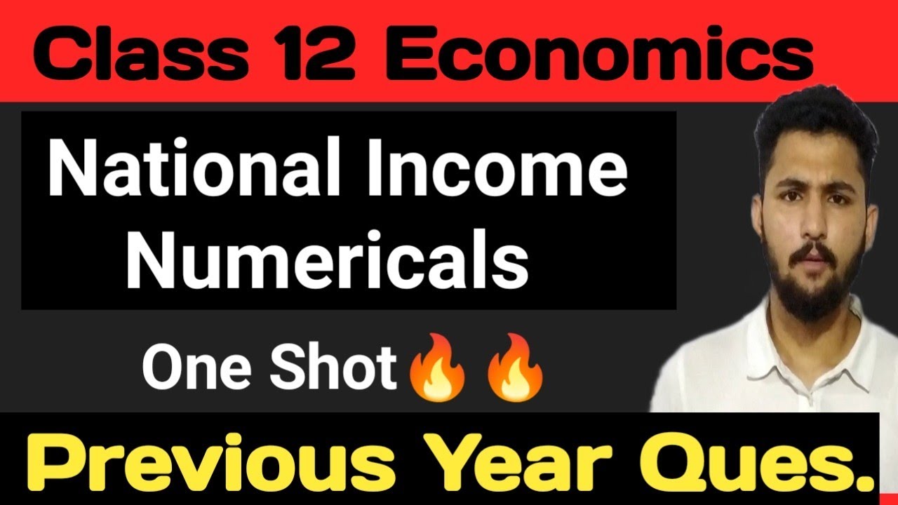Class 12 National Income Numericals | Previous Year Board Questions ...
