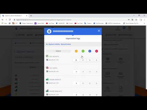 CREARE COMPETIZIONE LEGHE FANTAGAZZETTA - YouTube
