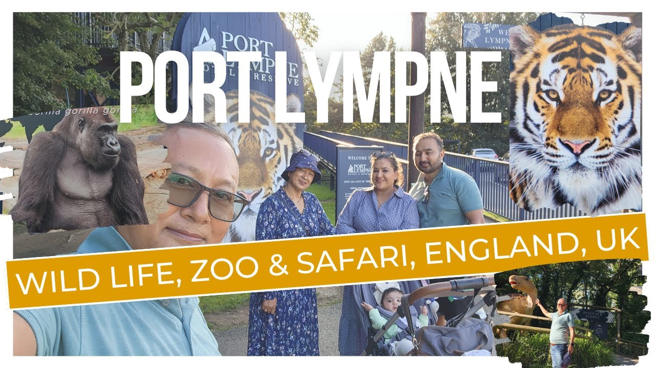 PORT LYMPNE Wild Life, Zoo & Safari, London, England, UK - YouTube
