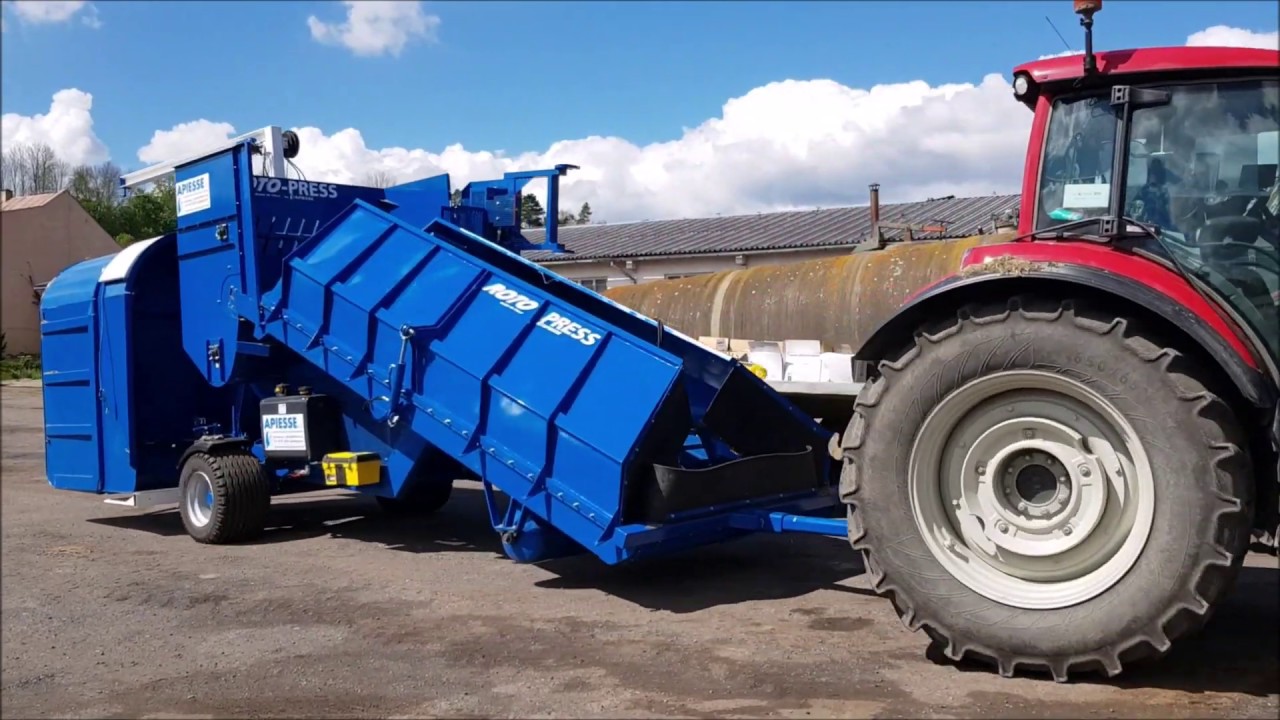 Apiesse Rotopress bagging - YouTube
