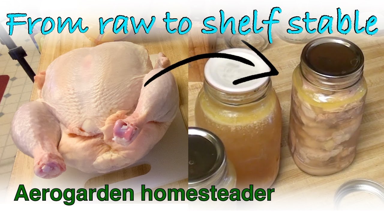 I love having shelf stable chicken for quick summer meals - Can with me ...