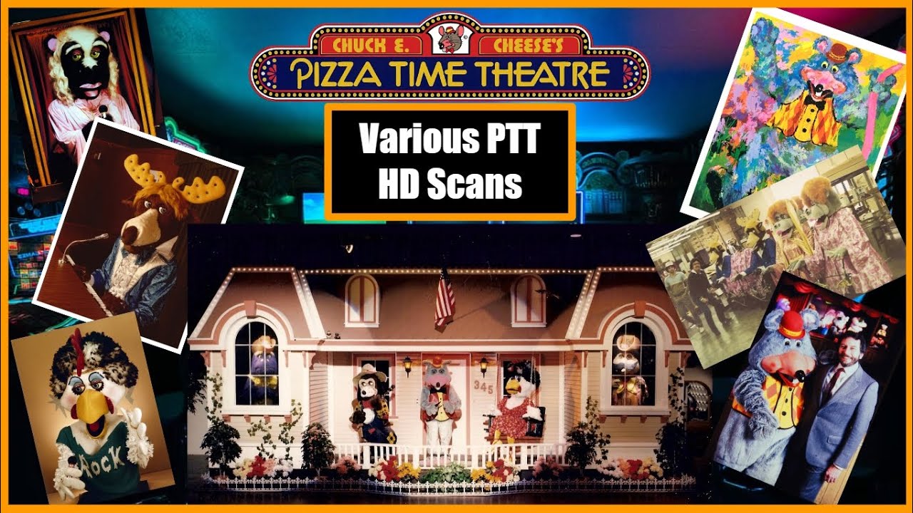 Pizza Time Theatre Various HD Scans (1970s-1980s) - YouTube