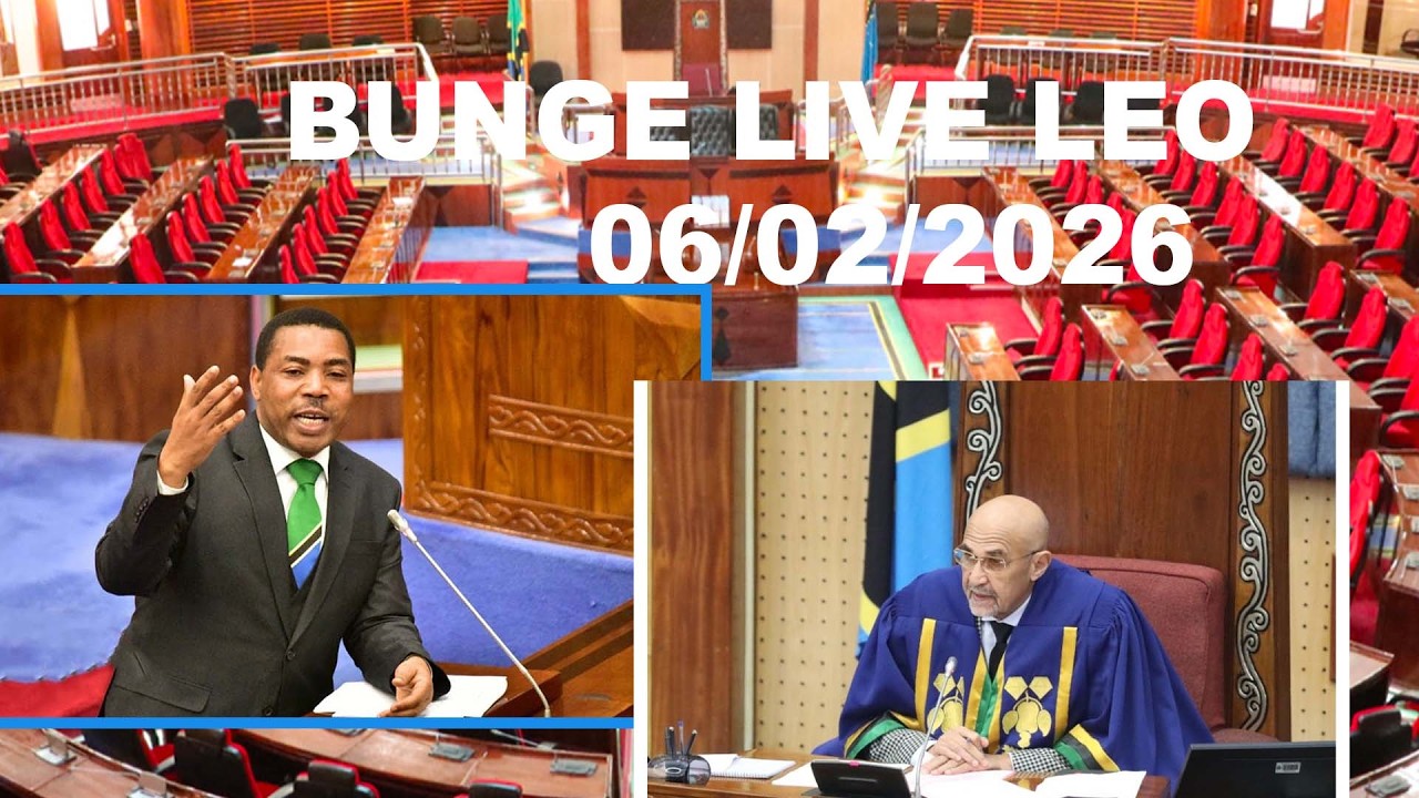 LIVE : BUNGENI DODOMA LEO IJUMAA 06/02/2026 KIKAO CHA TISA NA WAZIRI ...