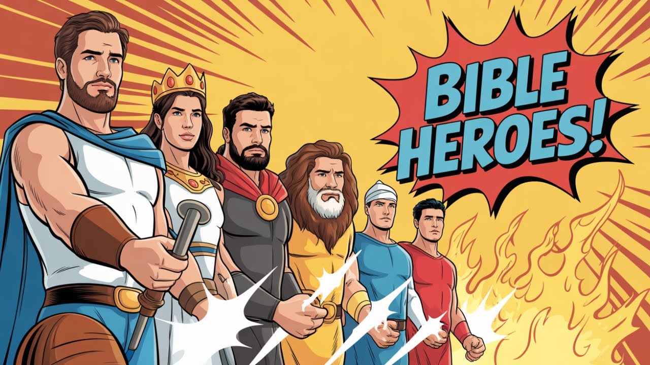 Superheroes of Faith: David, Esther, and More! | Bible Heroes for Kids ...