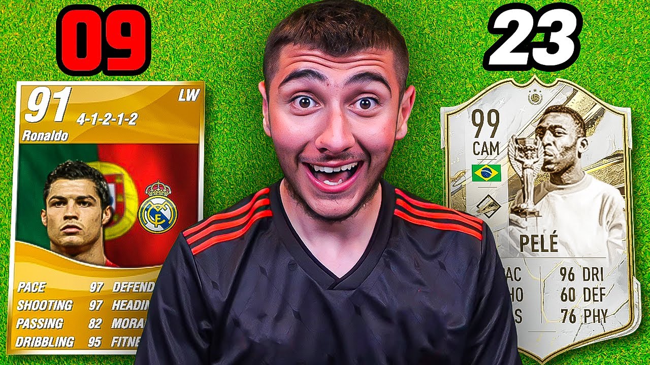 I Used Highest Rated Card On Every FIFA - YouTube