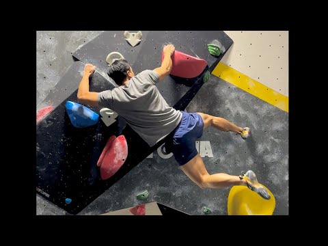 Campusing under the roof V6-V8 - Andrew #theoverlook - YouTube