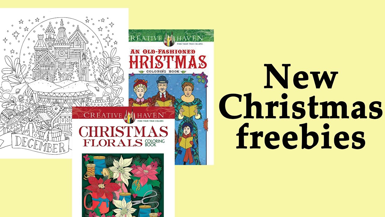 New amazing Christmas #coloring freebie from Emelie Oberg + beautiful ...