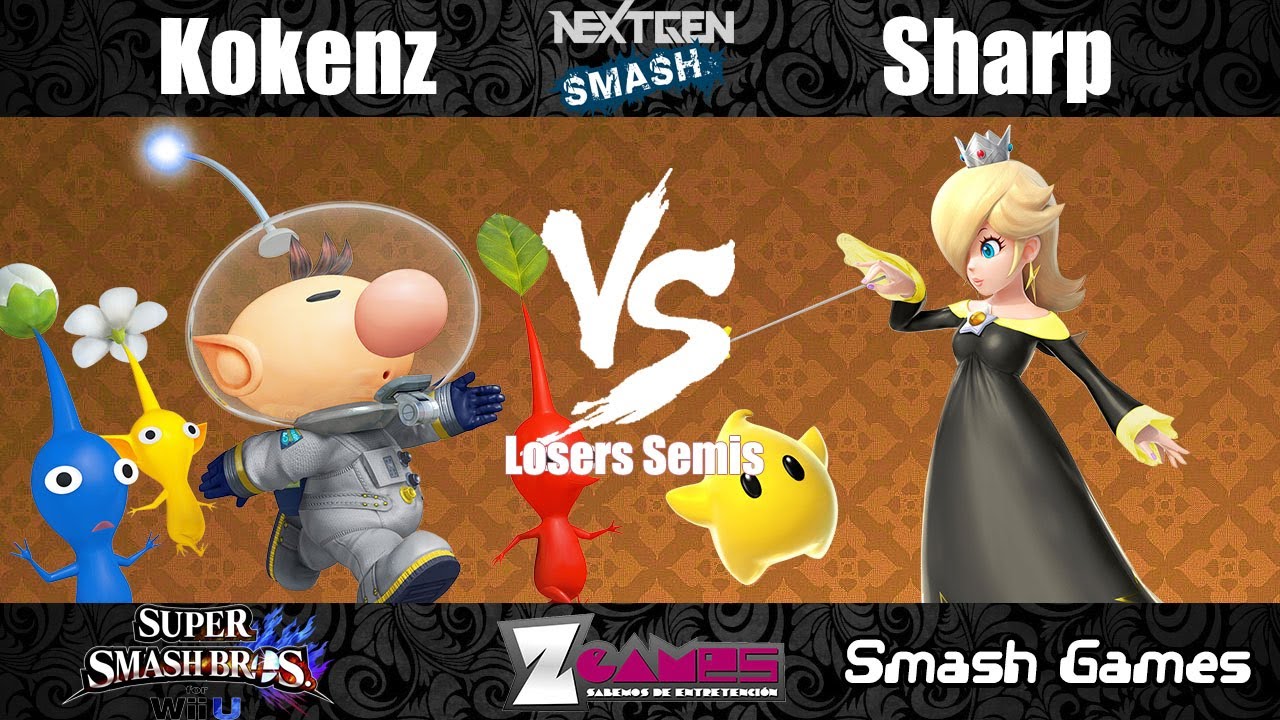Smash Games #2 - NGS | Kokenz (Olimar) vs TSB | Sharp (Rosalina) - SSB4 Losers Semis - YouTube