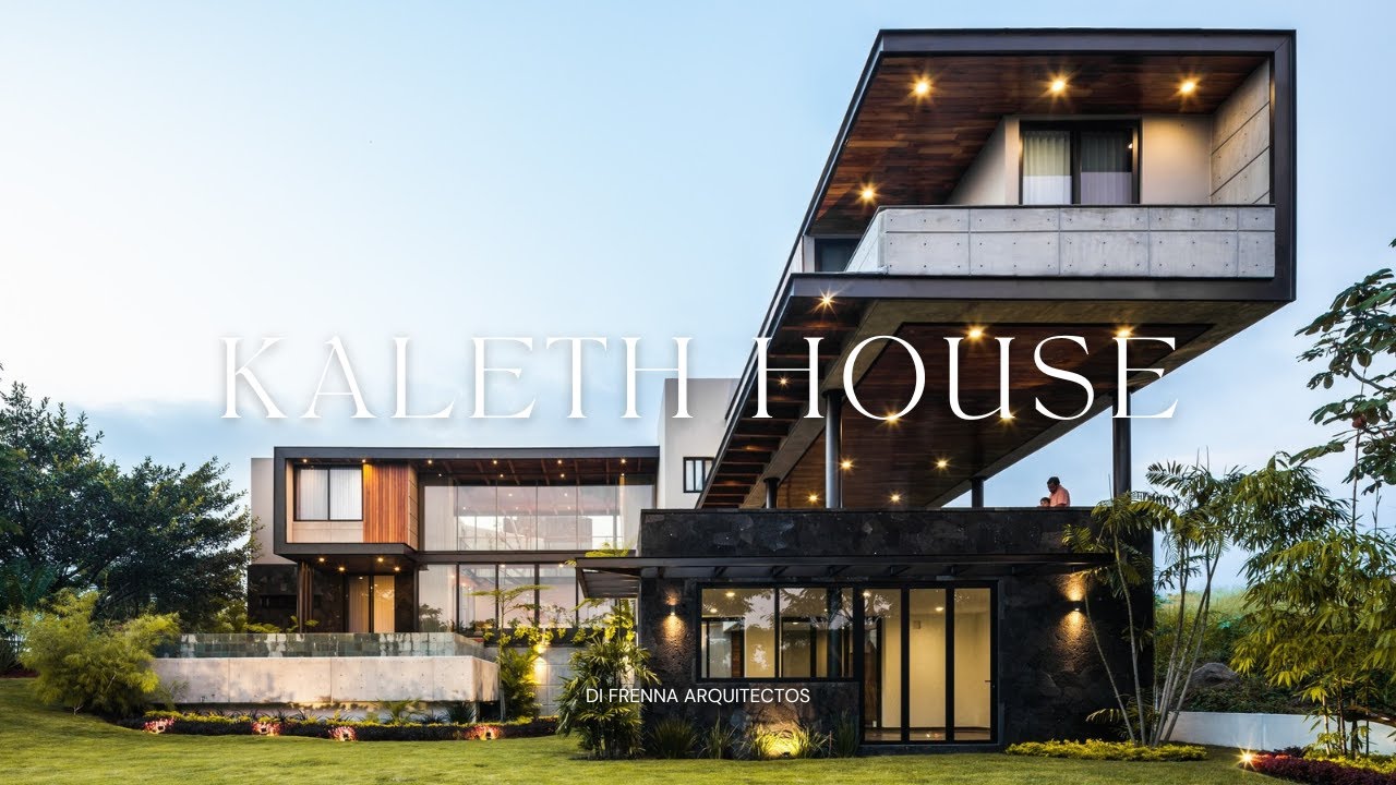 Steel And Concrete House Design With 3 Floor Plans For Enjoying The ...