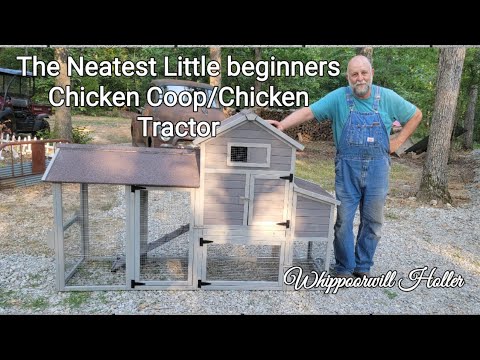 A Neat Beginners Chicken Coop / Chicken Tractor, for 2 to 4 hens, ducks ...