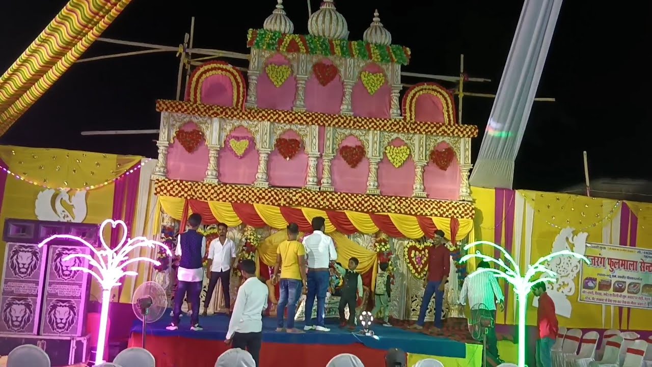 Munna Tent House||Open Pandal||Wedding decoration ideas 2023|| Shahid ...
