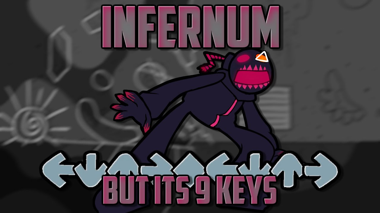 Infernum but it's 9 Keys - Friday Night Funkin' (Corruption Whitty ...