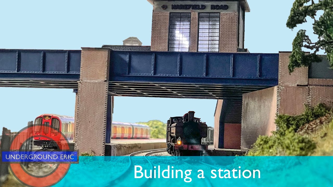 London Underground model railway build 6 - Scratch building a custom ...