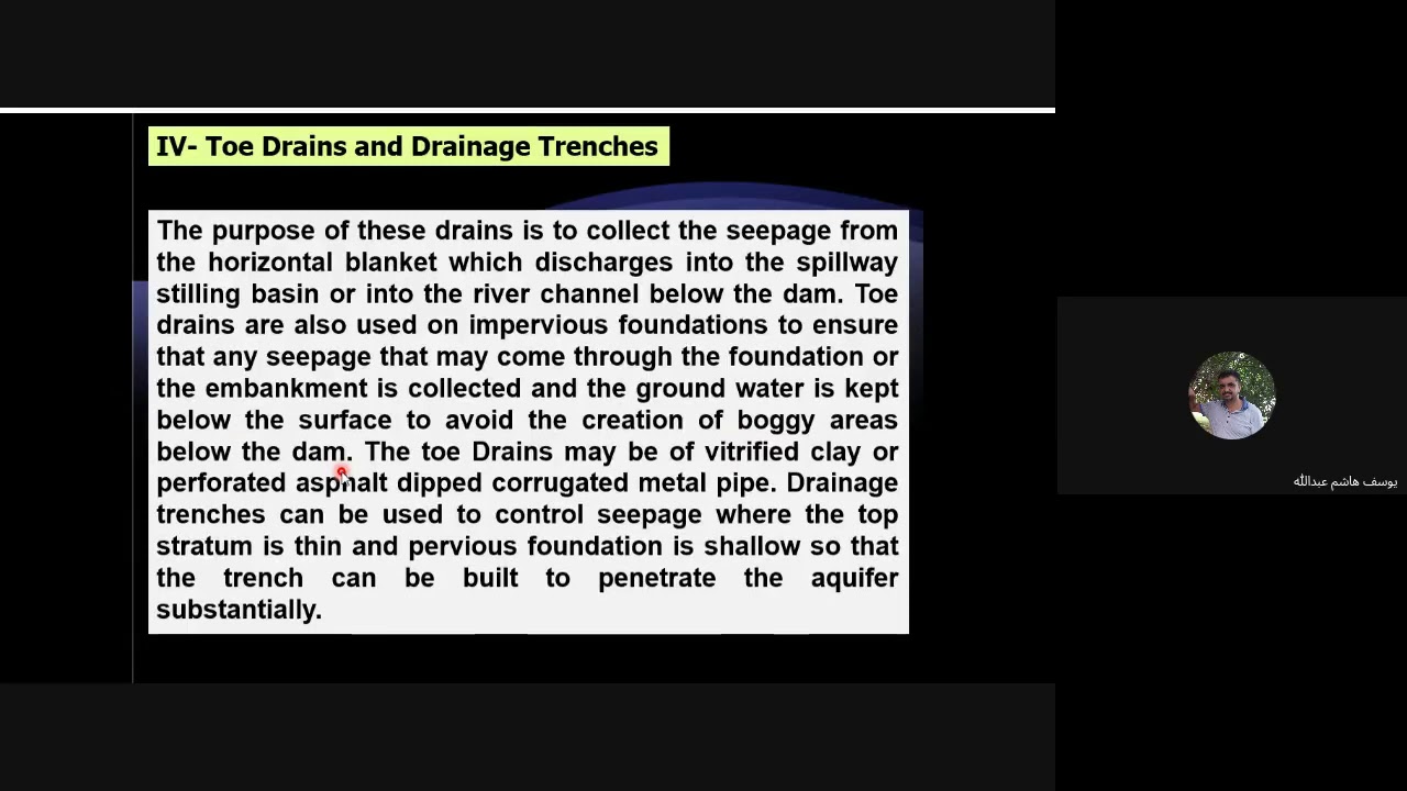 Seepage control - YouTube