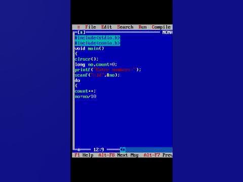 Count digits of entered number in C #shorts #short #dailyshorts #ai - YouTube
