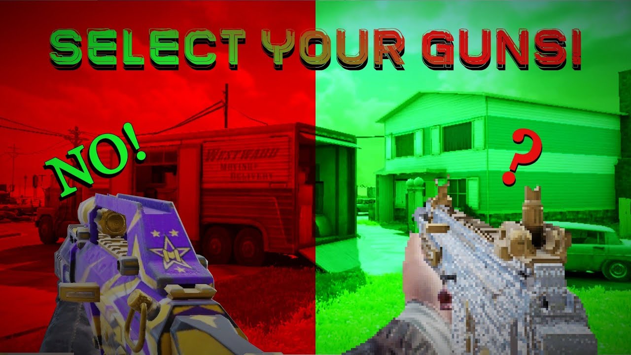CODM: How To- SELECT YOUR GUNS! - YouTube