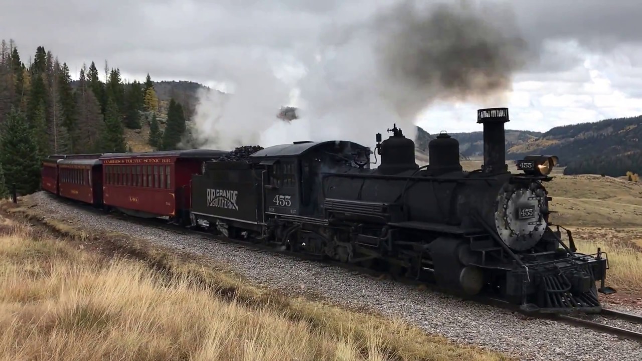 'RGS 455' climbs Cumbres Pass - YouTube