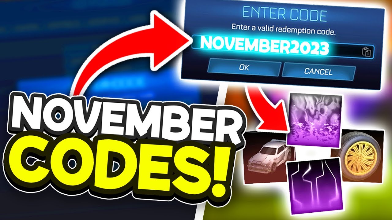 NEW NOVEMBER Redeem Codes! Rocket League - YouTube