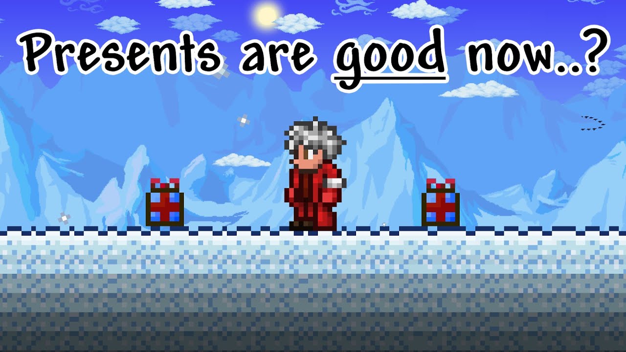 Present Weapons are actually GOOD?! Terraria Christmas Special - YouTube