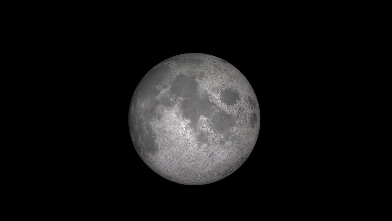 Free 3d planet asset moon - YouTube