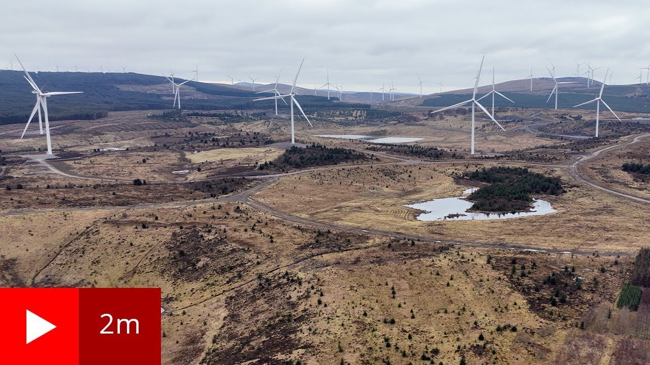 Former coal mine transformed into thriving wind farm! - YouTube