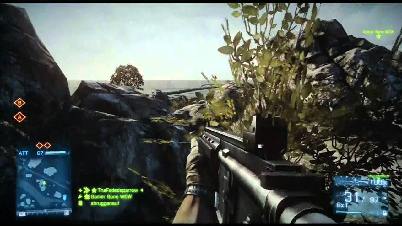 Battlefield 3 gameplay Medic Rush - YouTube
