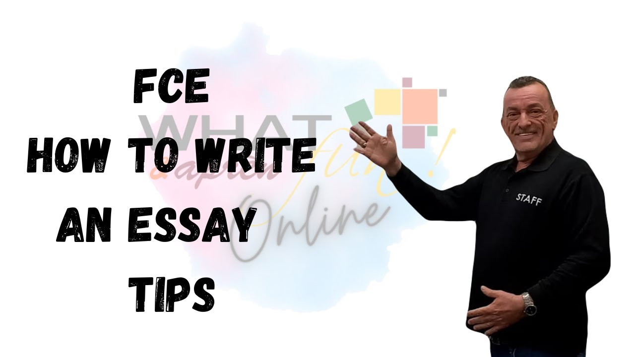 How to Write an Essay for FCE Tips - YouTube
