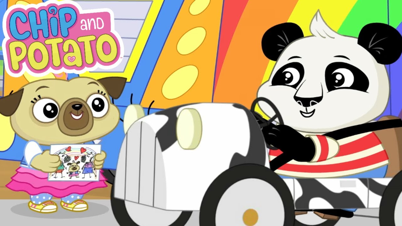 Chip and Potato | Bye Bye Dazzles (Double Episode) | Cartoons For Kids ...