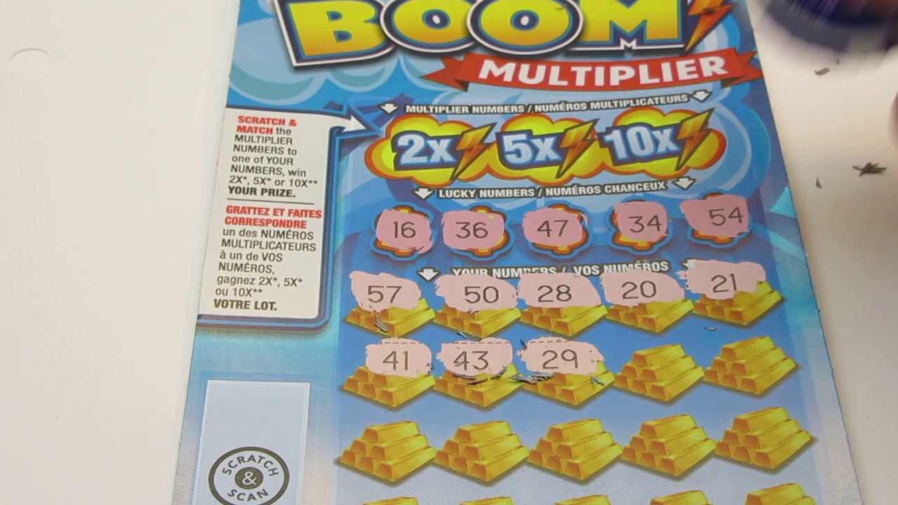 Trying Another Boom Multiplier Scratchcard Ticket $100,000 Top Prize ...